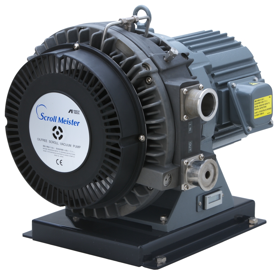 Oil free Scroll pump 60 m3/h, base pressure 0,01 mBar, noise level 67 ...