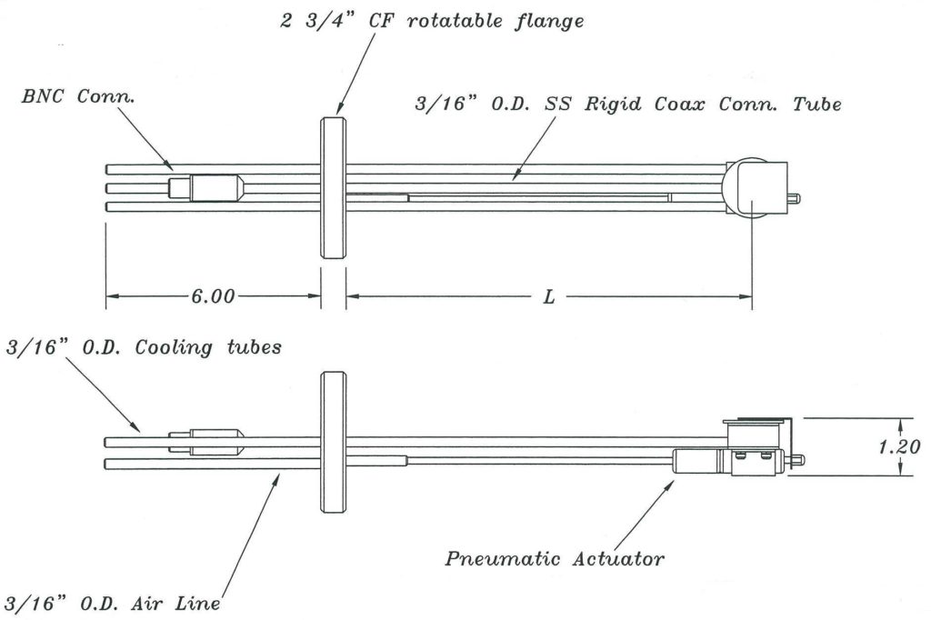 Feedthrough and high temperature single Quartz Crystal sensor with ...