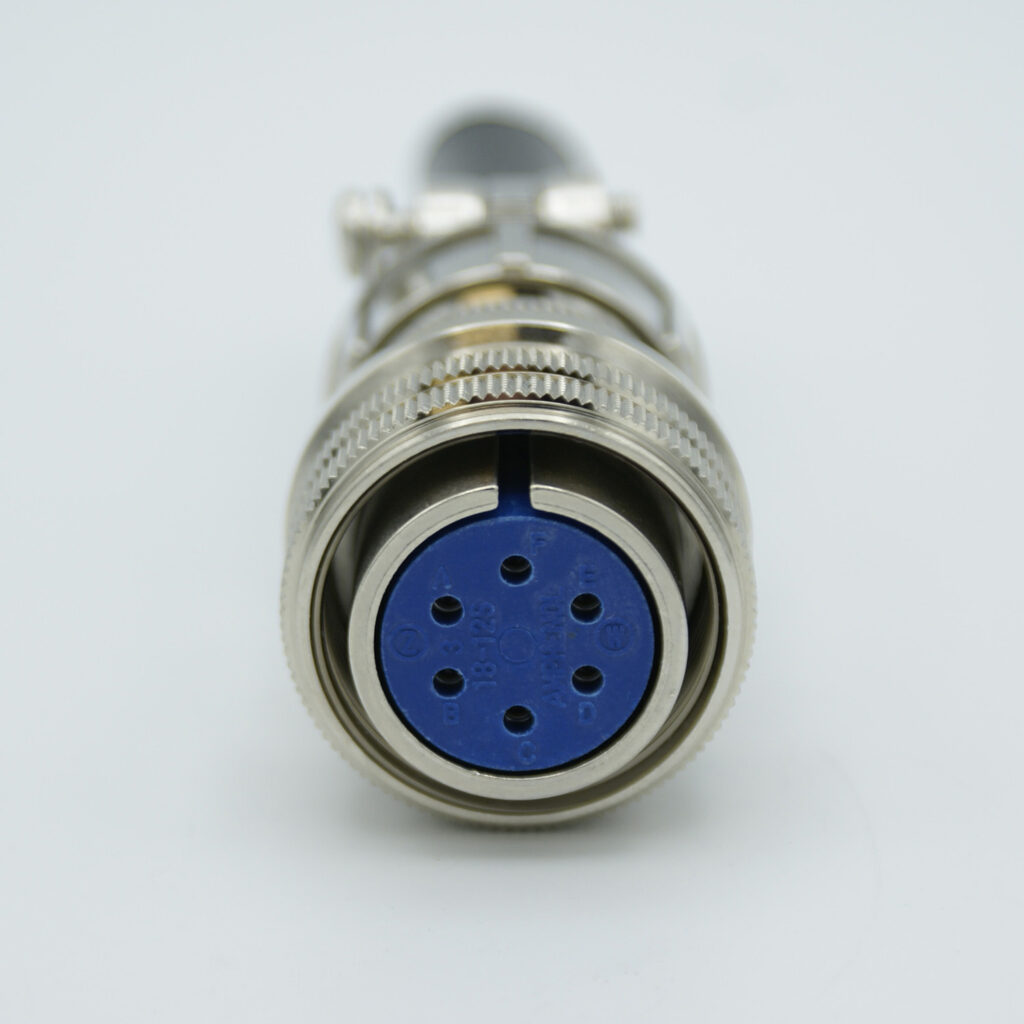 MS circular air-side connector, 3 pair Thermocouple, type E, accepts 0. ...