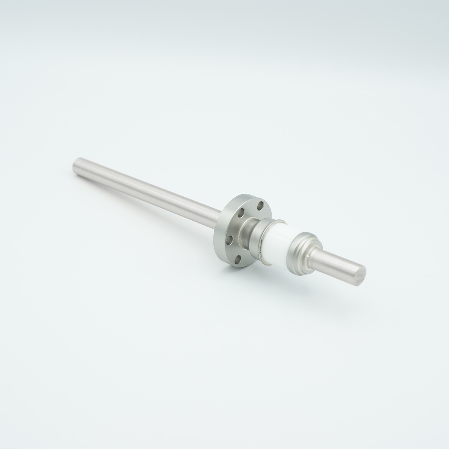 1 pin high voltage feedthrough 8000V / 135 Amp. Molybdenum conductor ...