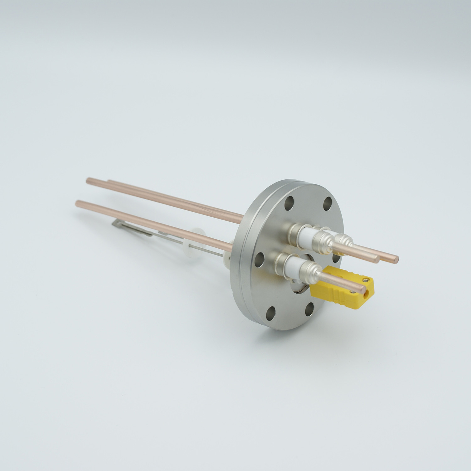 1 pair Thermocouple type-K and 3 copper power pins feedthrough 5000V ...
