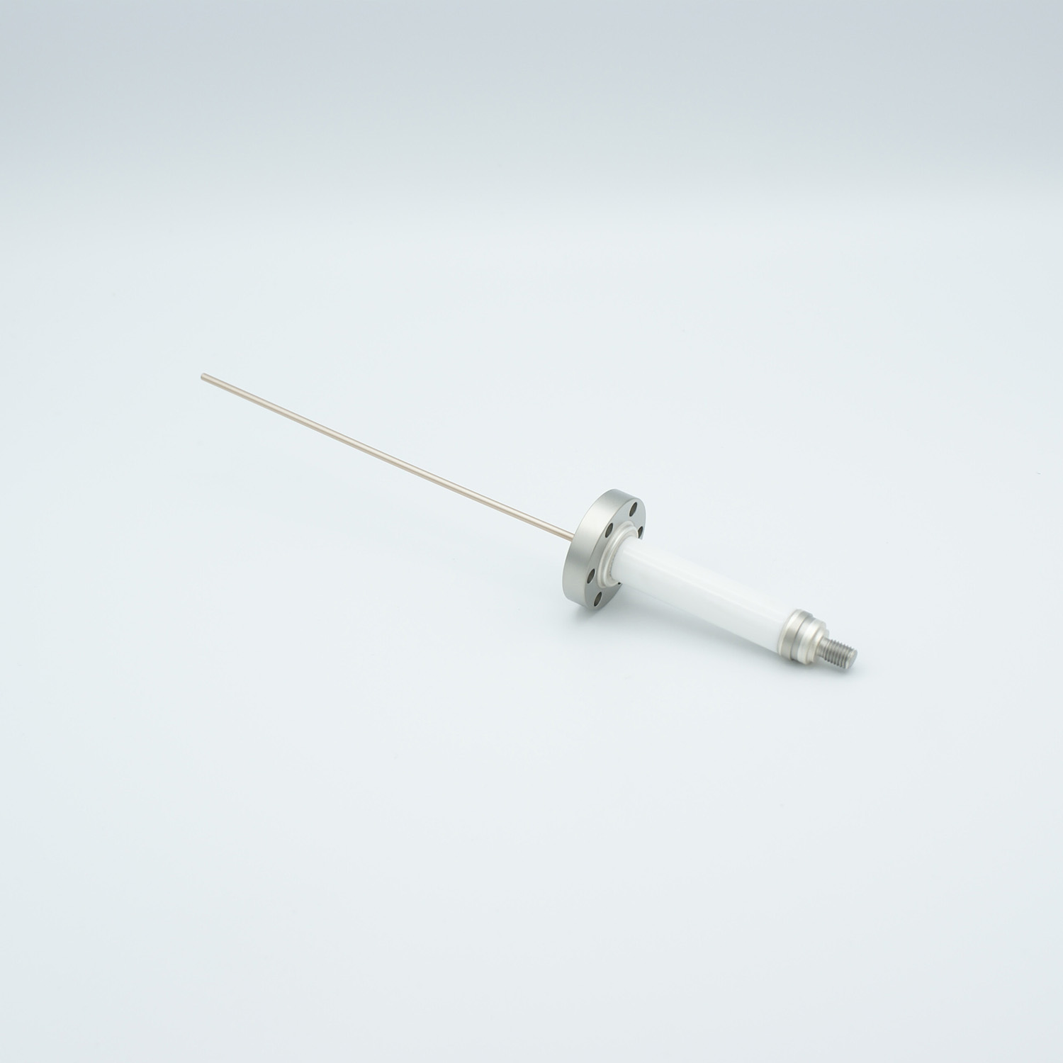 1 pin high voltage feedthrough 20000V / 15 Amp. Copper conductor ...
