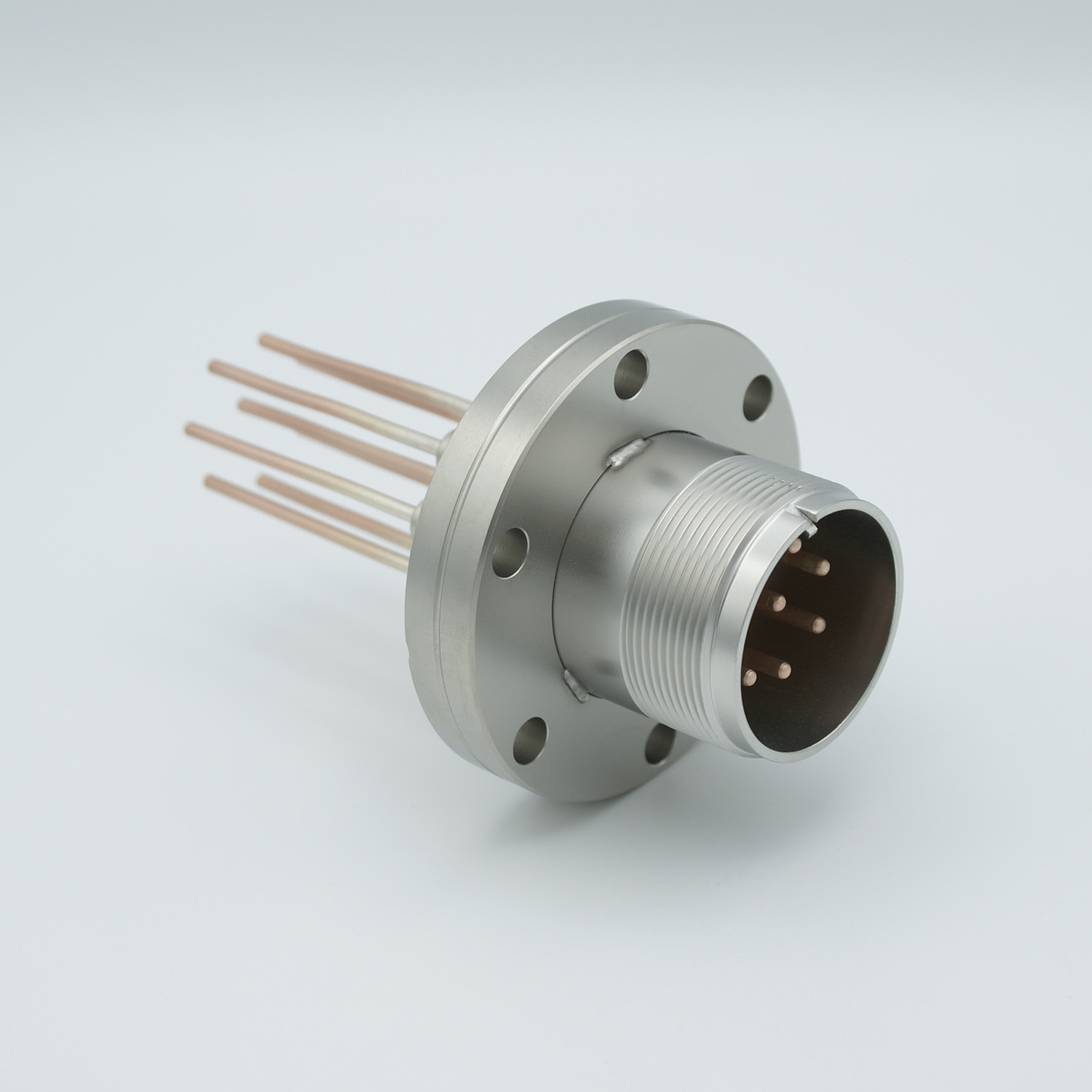 8 pin feedthrough with air-side connector 700Volt / 23 Amp. DN40CF ...