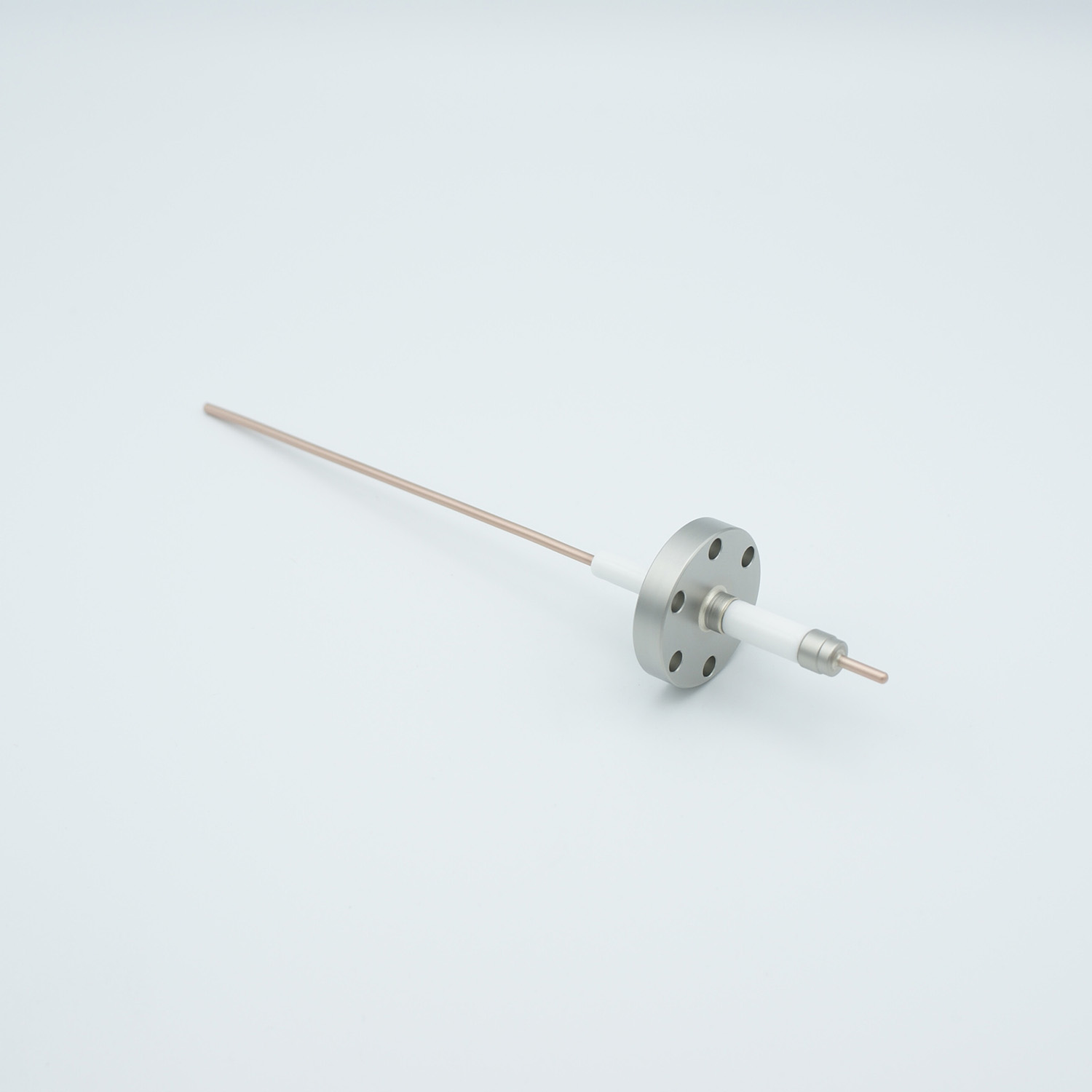 1 pin feedthrough with power glove connector 10000Volt / 30 Amp. Copper ...
