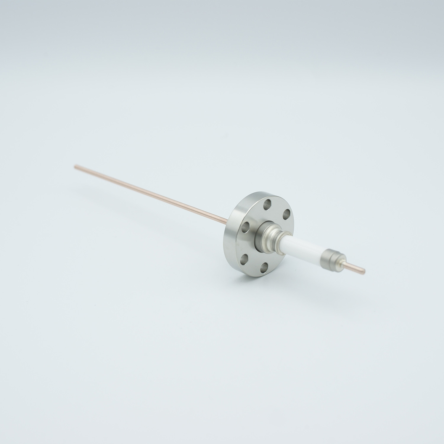 1 pin high voltage feedthrough with power glove connector 20000V / 30 ...