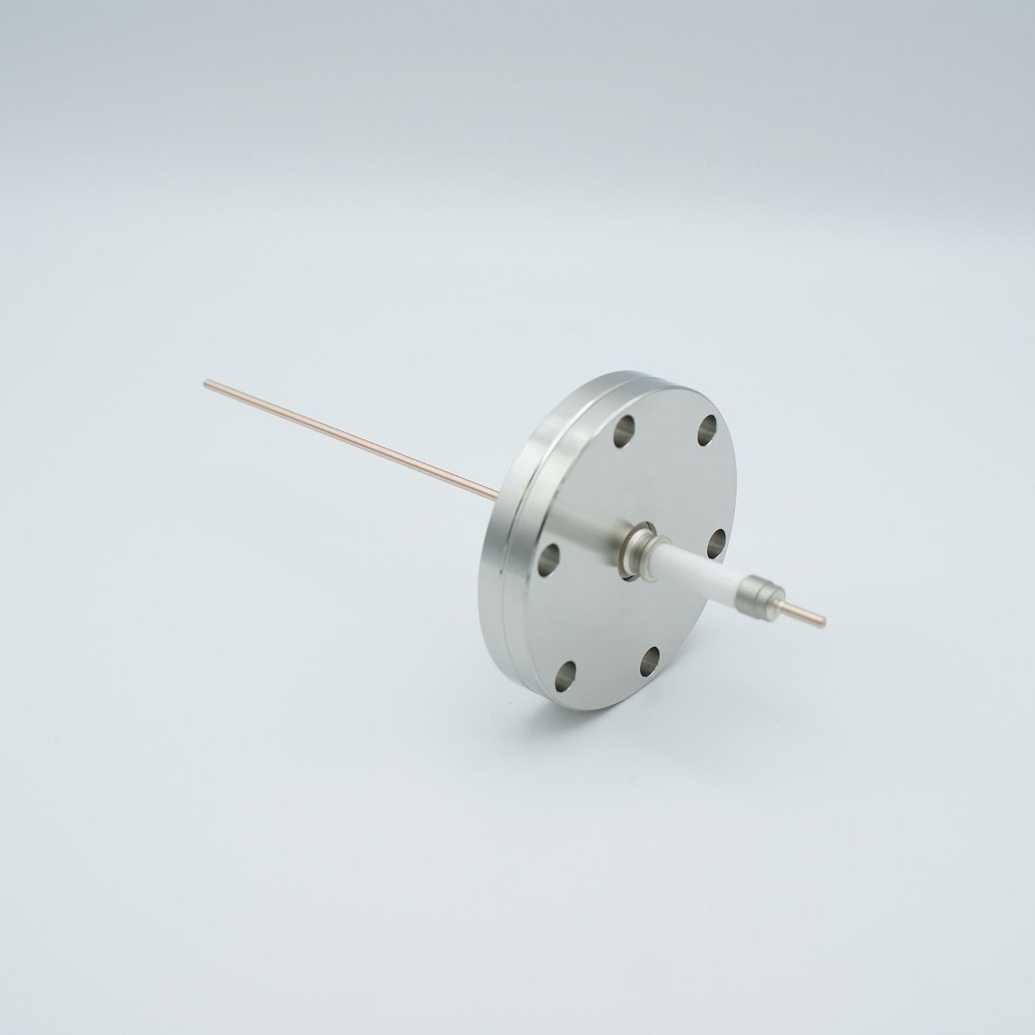 1 pin high voltage feedthrough with power glove connector 20000V / 30 ...