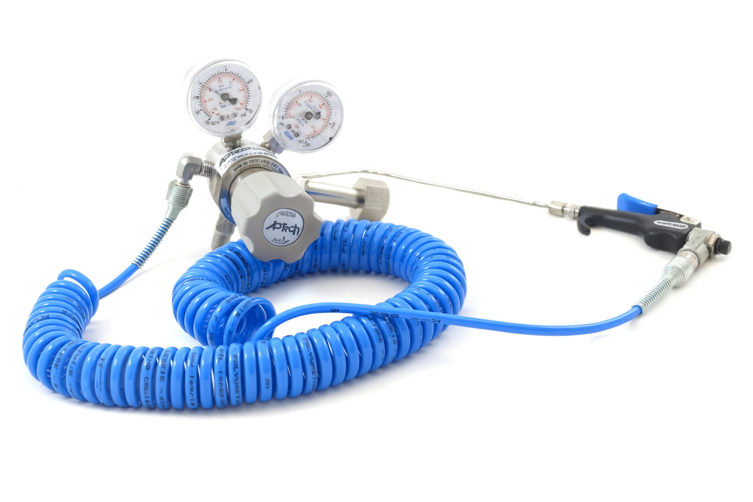 All Helium spray probe gun and regulator vacuum products